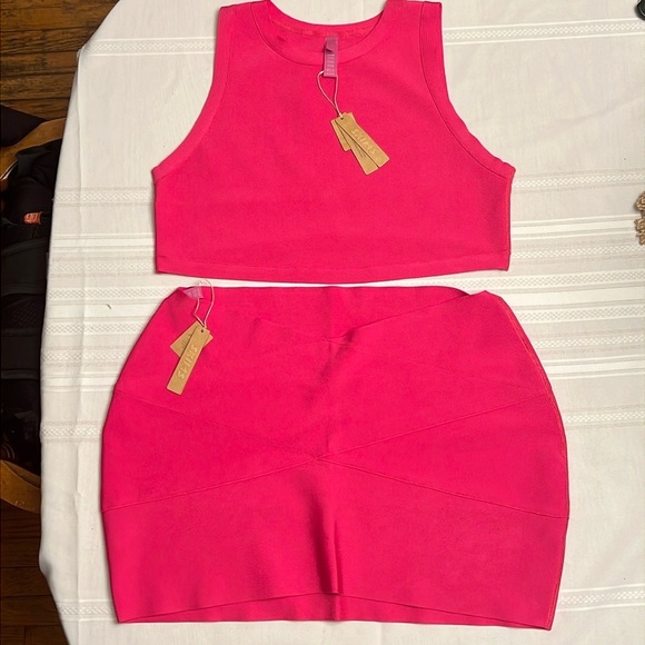 SKIMS | Swim | Skims Swim Magenta Set | Poshmark